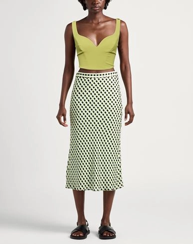 Elisabetta Franchi Lime Polyester Elastane Corset Top
