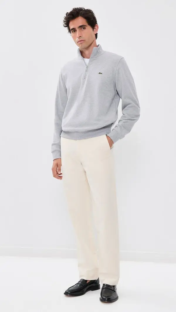 Lacoste Zip Up Sweatshirt