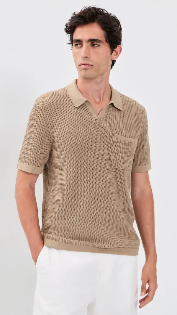 RHONE Coastal Johnny Collar Polo