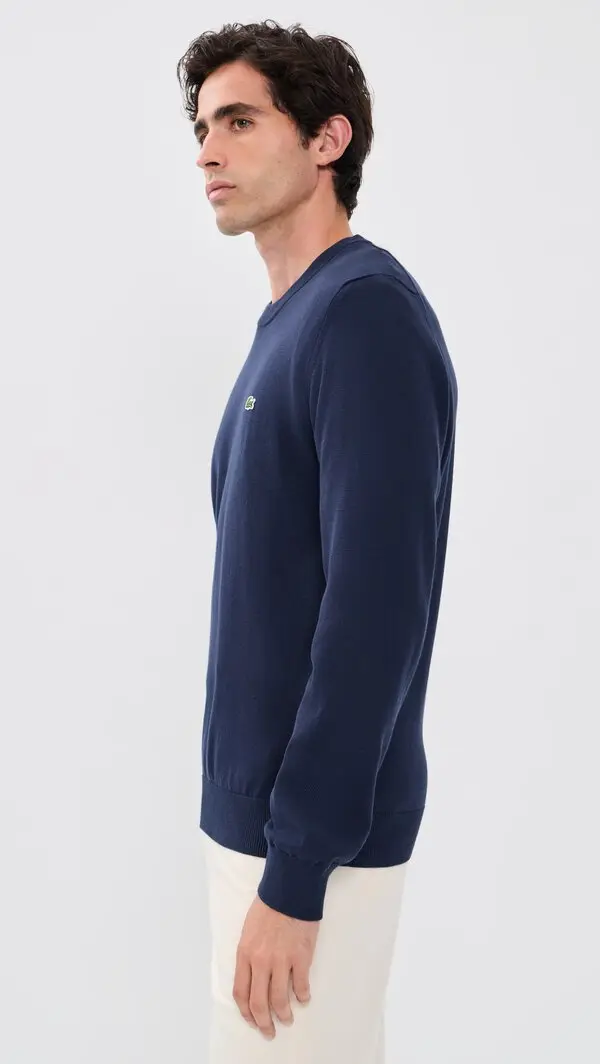 Lacoste Cotton Crew Neck Sweater