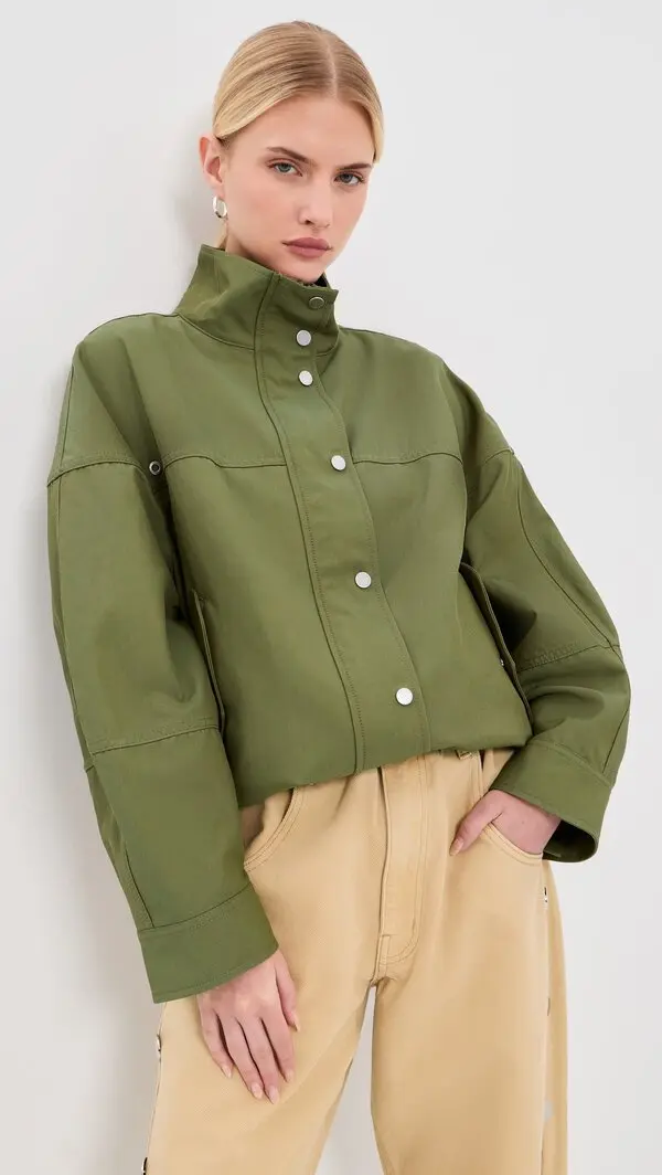3.1 Phillip Lim Cropped Utility Balloon Jacket