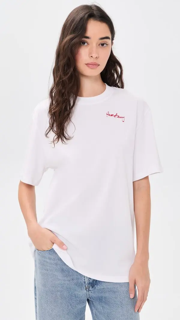 HOUSE OF SUNNY Sunny Side Up" Cotton T-shirt
