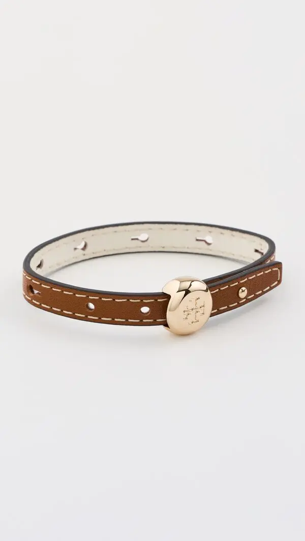 Tory Burch Romy Leather Bracelet