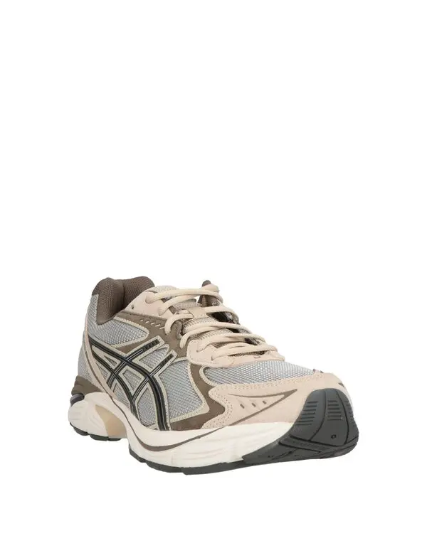 Asics Sneakers Taupe Size Textile Fibers, Leather