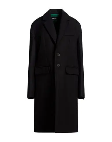 Dsquared2 Coat Size Virgin Wool, Polyamide - Black