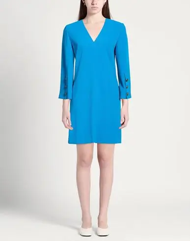 NENETTE Mini Dress Turquoise Size Polyester, Elastane