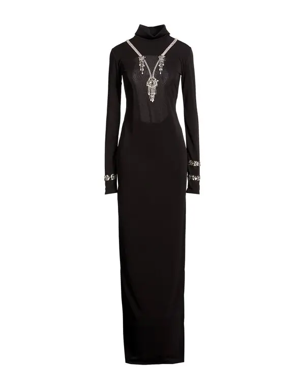 DES_PHEMMES Maxi Dress Size Polyester, Elastane