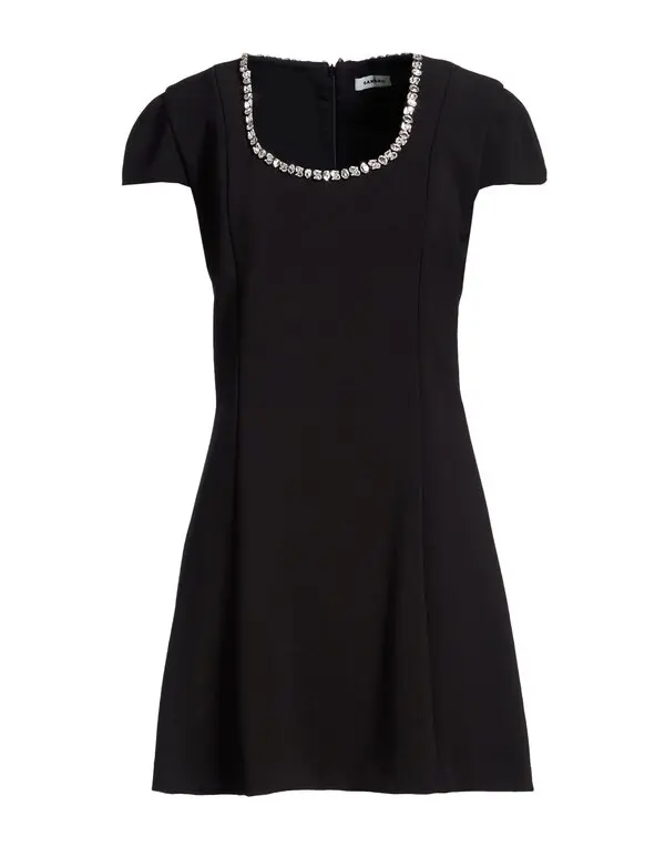 Sandro Mini Dress Size Polyester, Elastane