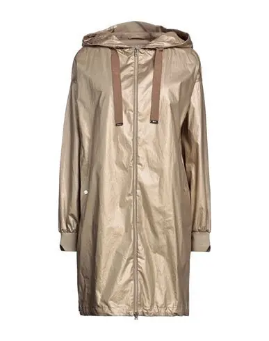 Herno Overcoat & Trench Coat Platinum Size Cotton, Polyurethane, Viscose, Polyamide, Metallic Fiber - Grey