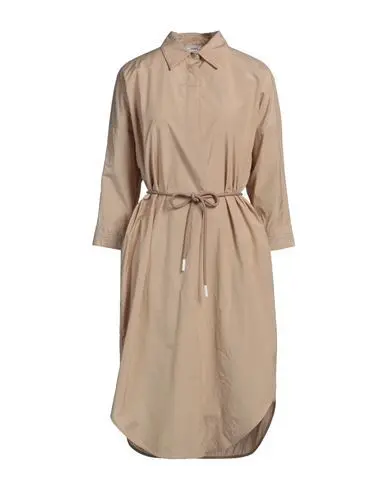 Peserico Midi Dress Lilac Size Cotton, Polyester - Beige