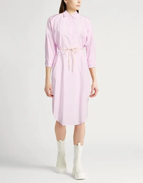 Peserico Midi Shirt Dress In Cotton And Polyester