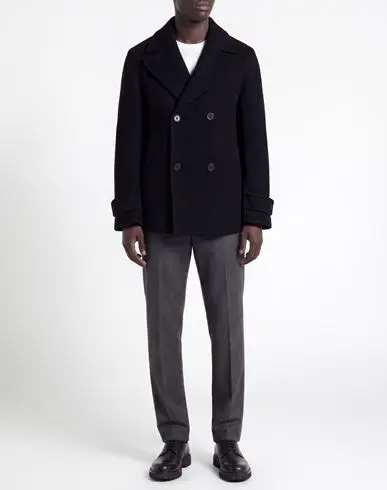 Officine Générale Coat Midnight Size Virgin Wool, Polyamide
