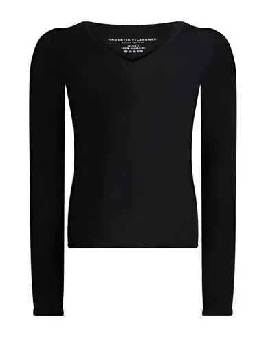 Majestic Filatures Cashmere V-neck Long Sleeve Sweater