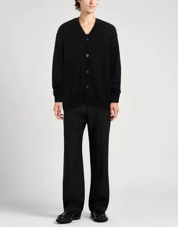 Armani Exchange Cardigan In Cotton, Acrylic, And Virgin Wool