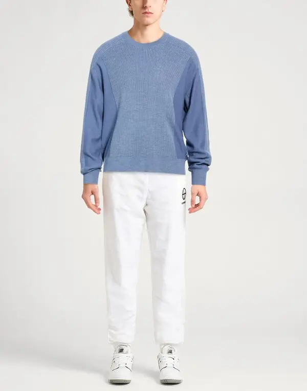 Armani Exchange Sweater Slate Size Acrylic, Cotton, Virgin Wool
