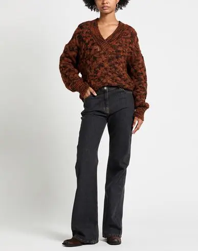 MANILA GRACE Sweater Size Wool, Polyamide - Brown
