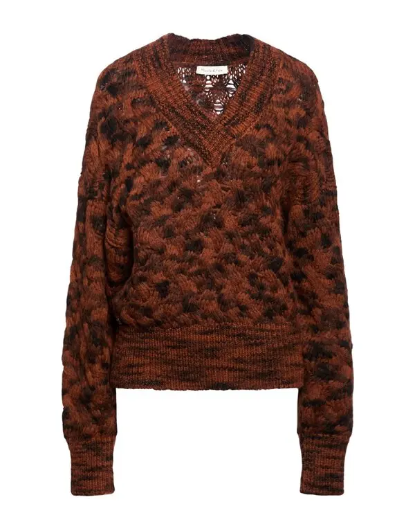 MANILA GRACE Sweater Size Wool, Polyamide - Brown