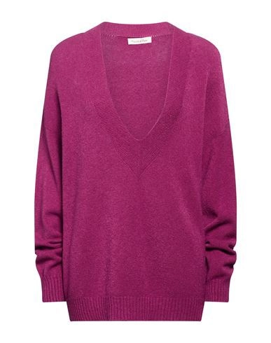 MANILA GRACE V-neck Long Sleeve Sweater - Mauve