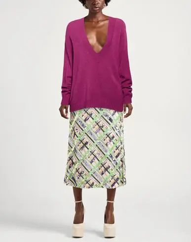 MANILA GRACE Sweater Mauve Size Viscose, Polyester, Polyamide - Purple