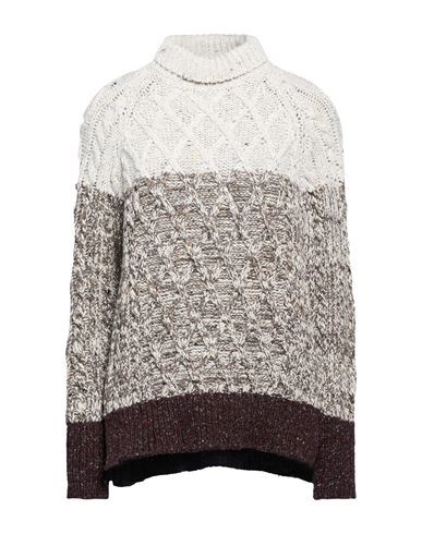 MOORER Light Wool, Cashmere, And Polyester Turtleneck Sweater - Light Grey