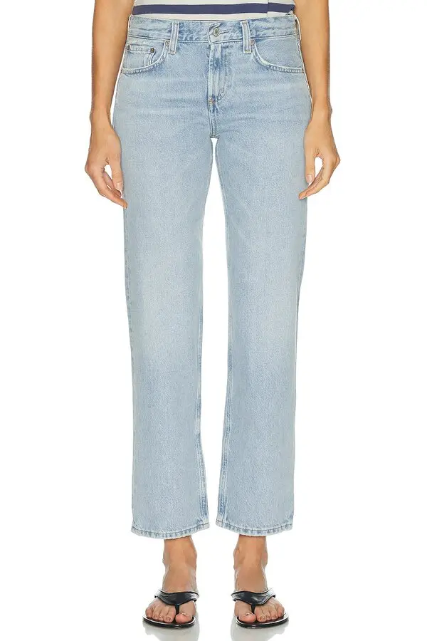 AGOLDE Stovepipe Jean In Blue - Addition