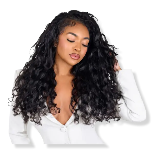 TRUE + PURE TEXTURE Island Wave Loose Wave Curly Human Hair Wefts Extensions - One-color