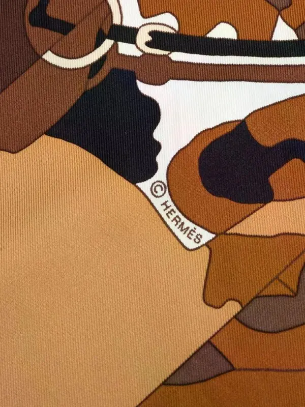 Hermès 1990-2010 Les Dix Cavaliers Silk Scarf 90 Scarves