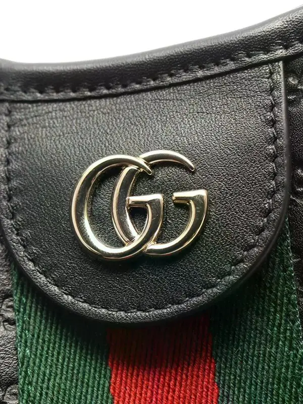 Gucci Microssima Web Giglio Satchel