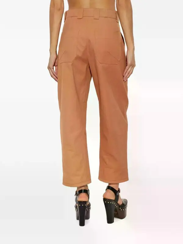 Chloé High-waisted Straight-leg Trousers