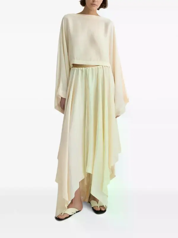Bondi Born Ardea Hammered Satin Maxi Skirt