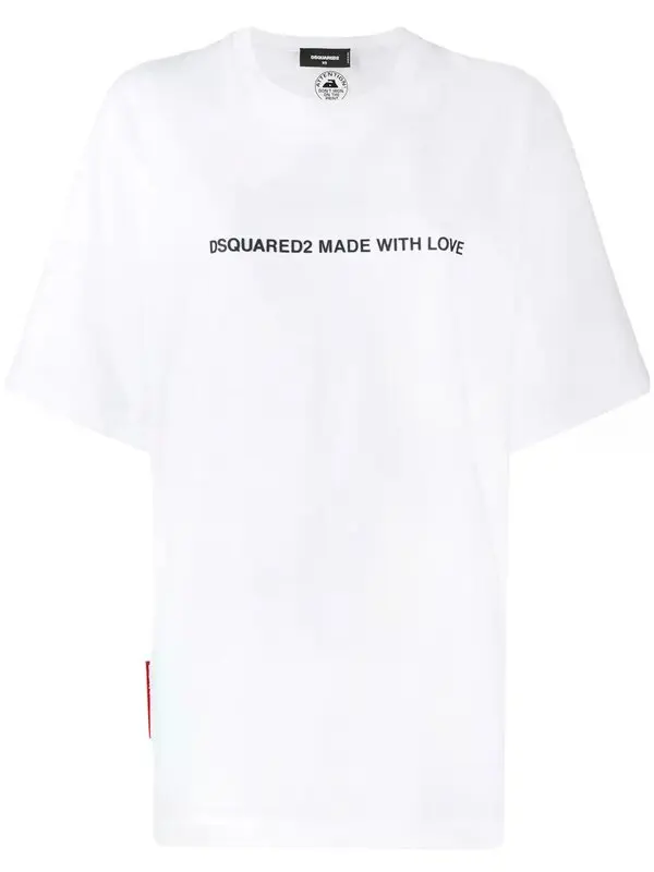 Dsquared2 Made With Love" T-shirt - White