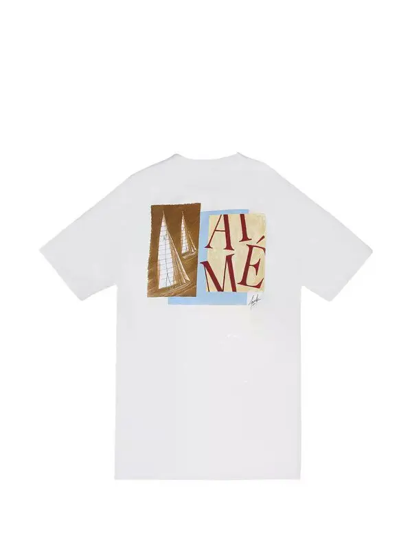 Aimé Leon Dore X Franck Pellegrino Collage T-shirt - White