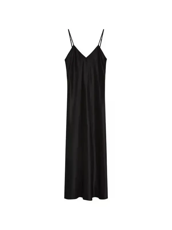 Bondi Born Bias-cut Slip Maxi Dress - Black
