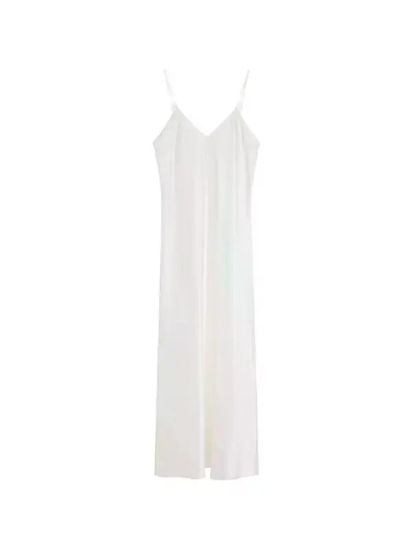 Bondi Born Como Bias-cut Slip Maxi Dress - White