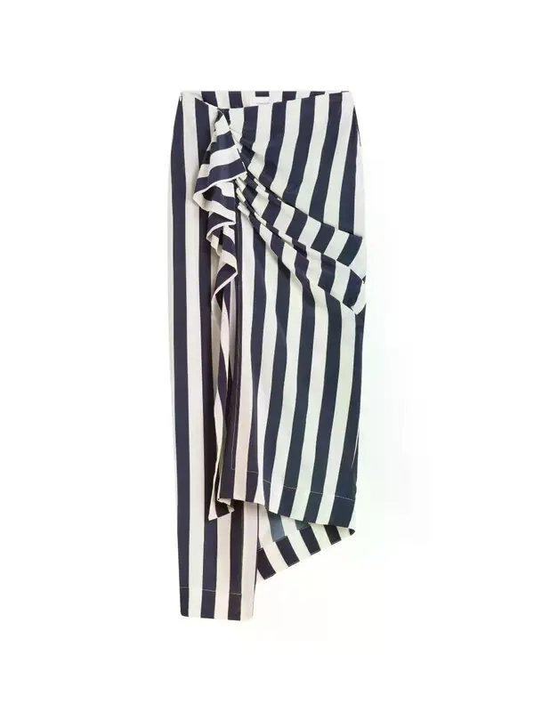 Bondi Born Orta Draped Silk Skirt