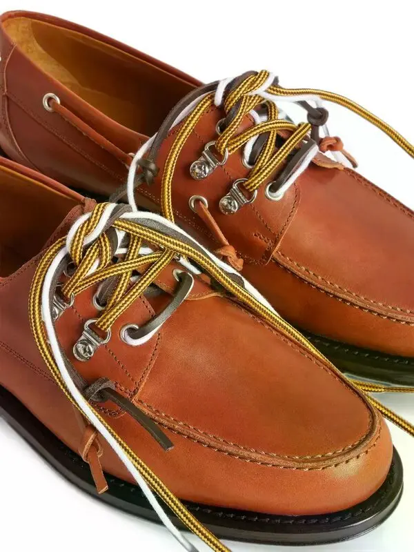 MAGLIANO Lace-up Leather Boat Shoes
