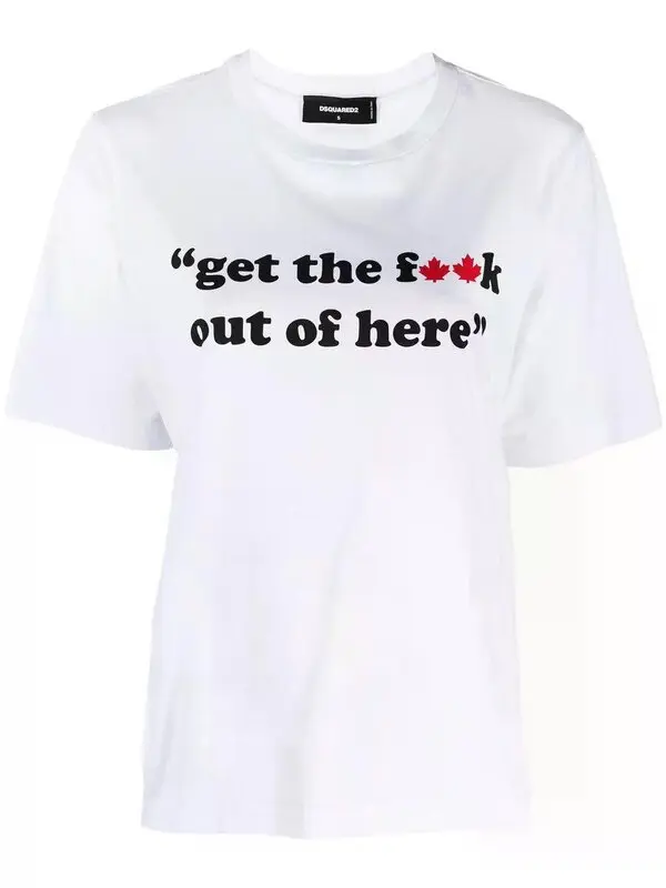 Dsquared2 Slogan Print T-shirt