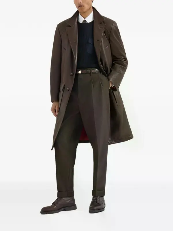 Brunello Cucinelli Cashmere And Silk Ribbed Crew Neck Sweater With Chest Pocket