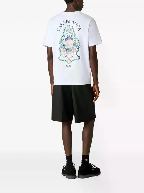 Casablanca Hotel Emblem Graphic-print T-shirt