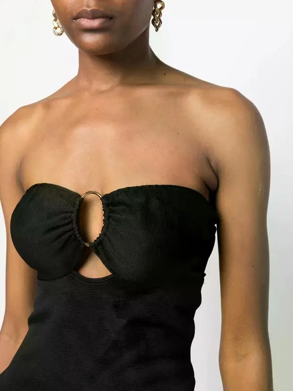 TOM FORD Ring Detail Strapless Knit Top
