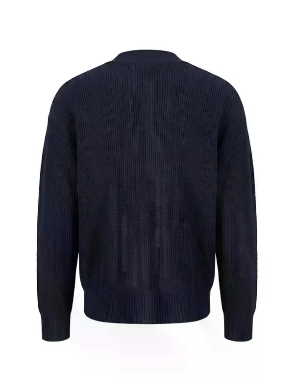 Elisabetta Franchi V-neck Knit Cardigan With Gold-tone Toggle Closures