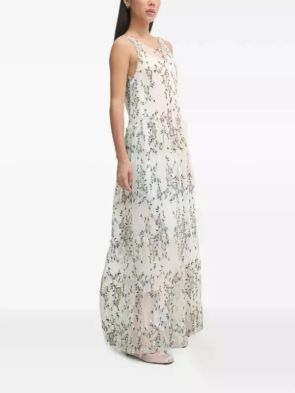 Munthe Floral Embroidered Maxi Dress