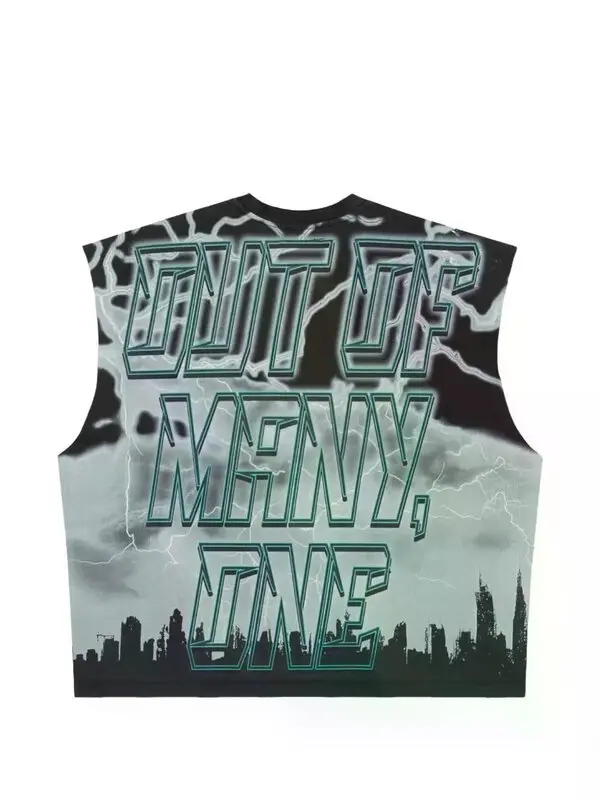 GODSPEED Voltage Graphic-print Vest - Black