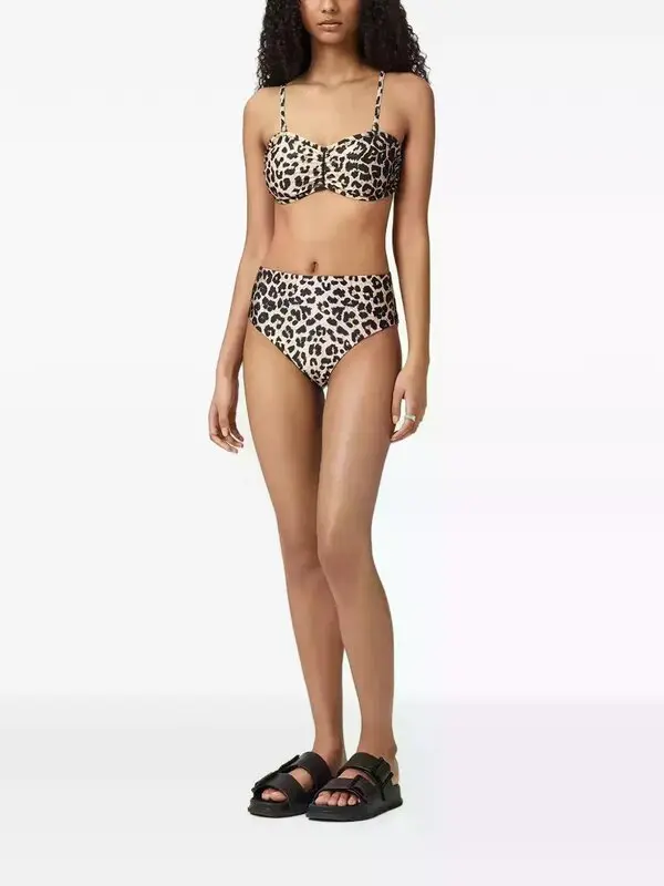 ALLSAINTS Talaria Leopard-print Bikini Bottoms