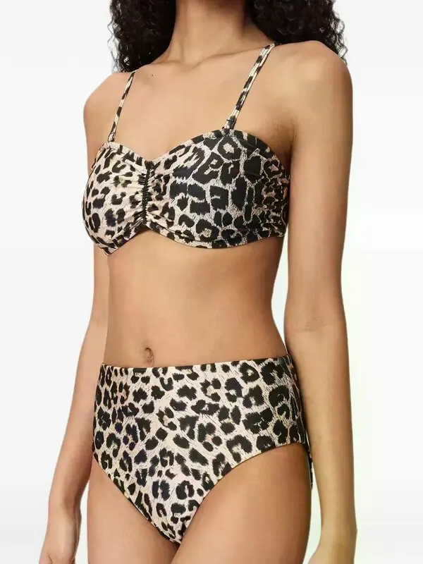 ALLSAINTS Talaria Leopard-print Bikini Bottoms