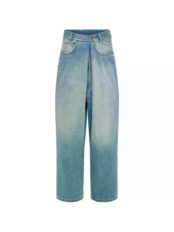MAISON MARGIELA Wrap Front Faded Jeans