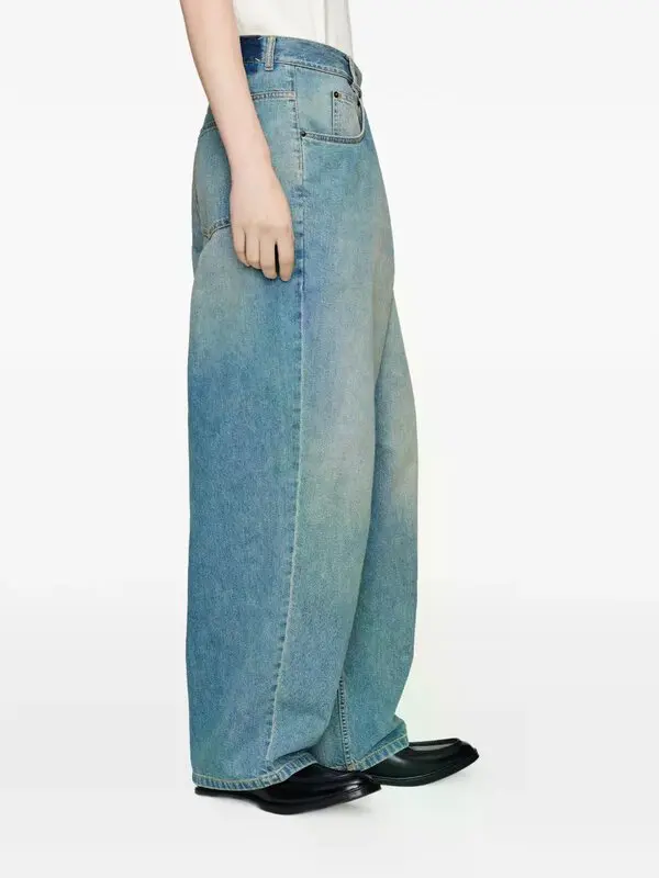 MAISON MARGIELA Wrap Front Faded Jeans