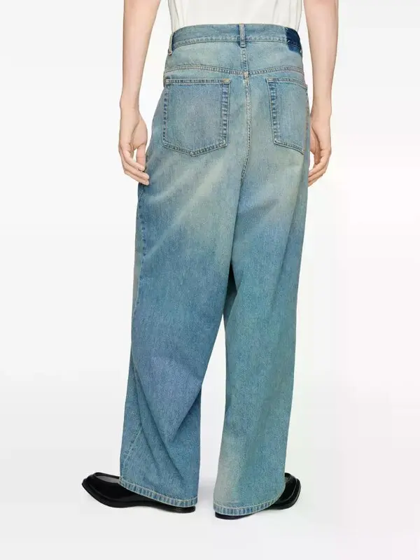 MAISON MARGIELA Wrap Front Faded Jeans