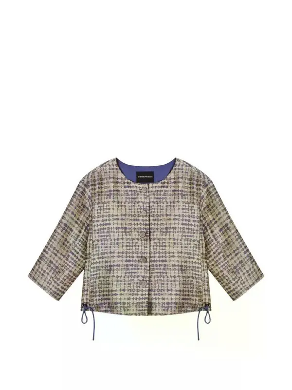 Emporio Armani Jacquard Pattern Jacket