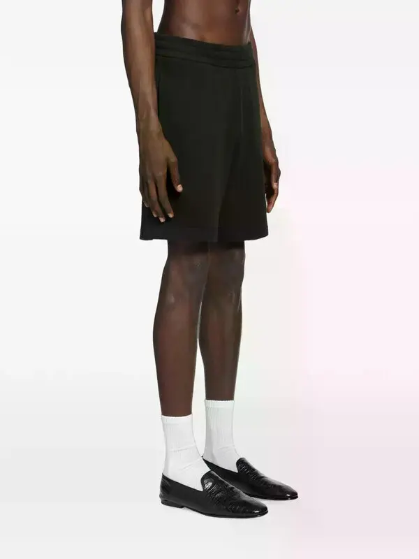 Moncler Logo Patch Jersey Shorts